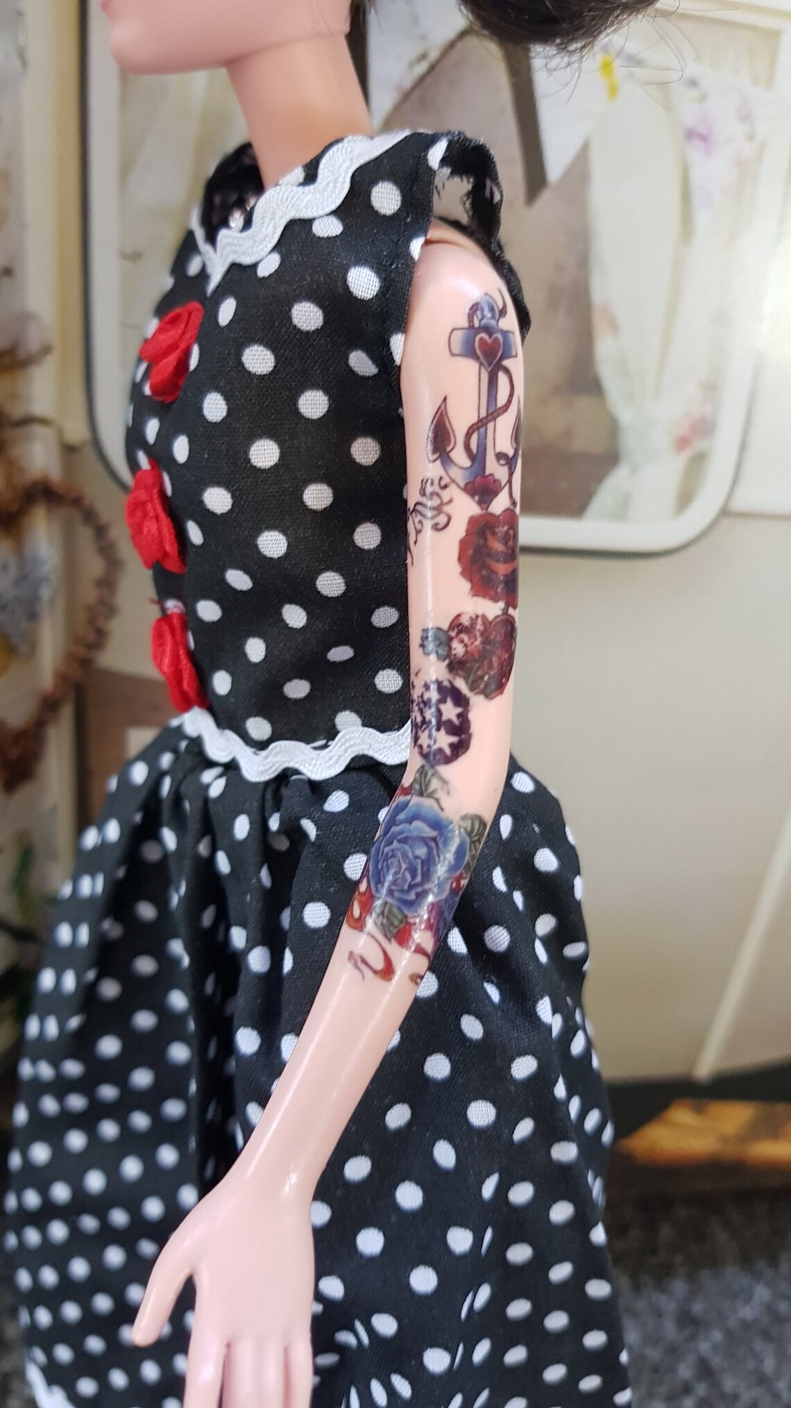 Digital Download. Rockabilly Barbie Sized Tattoos. Instant Download. - Etsy