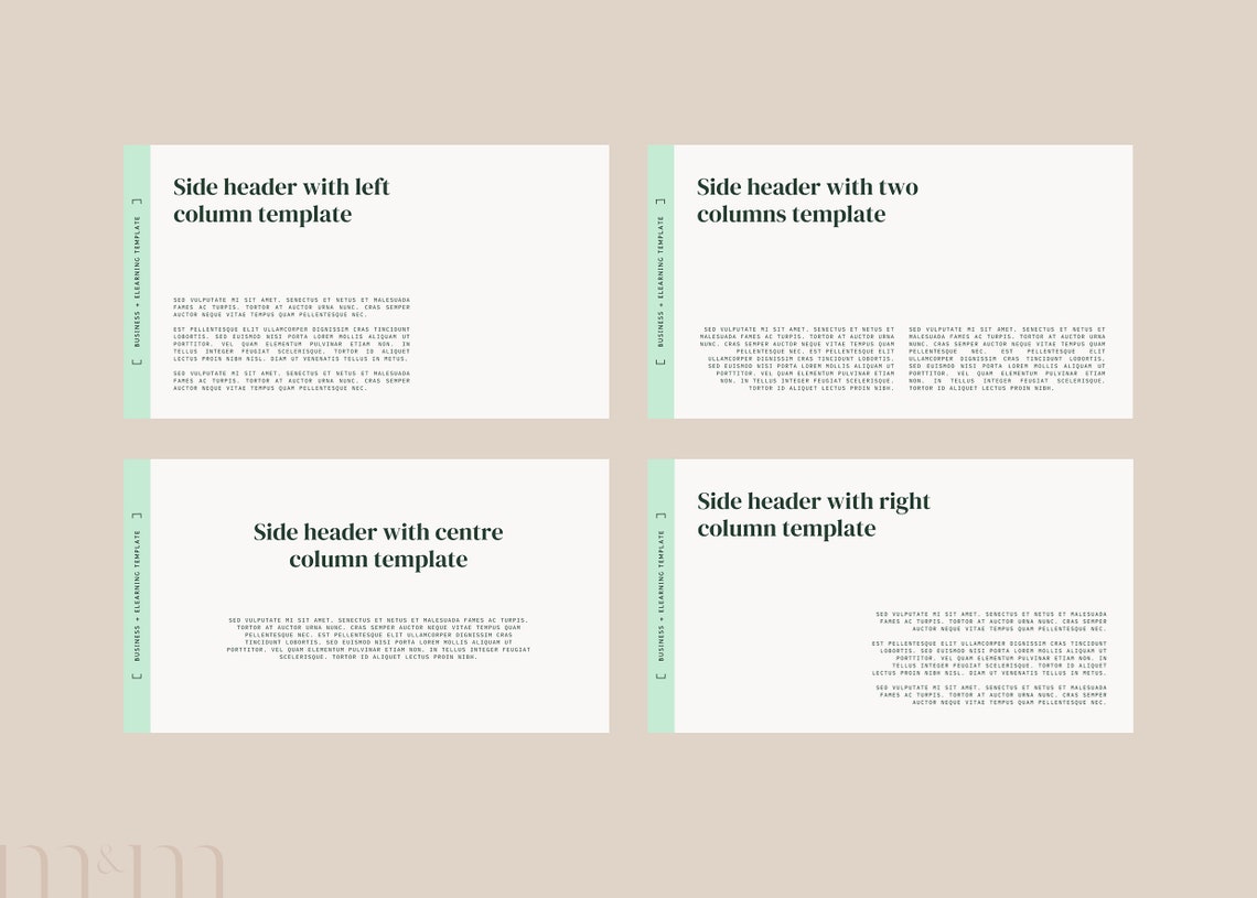 Modern E-learning Presentation Template Google Slides - Etsy