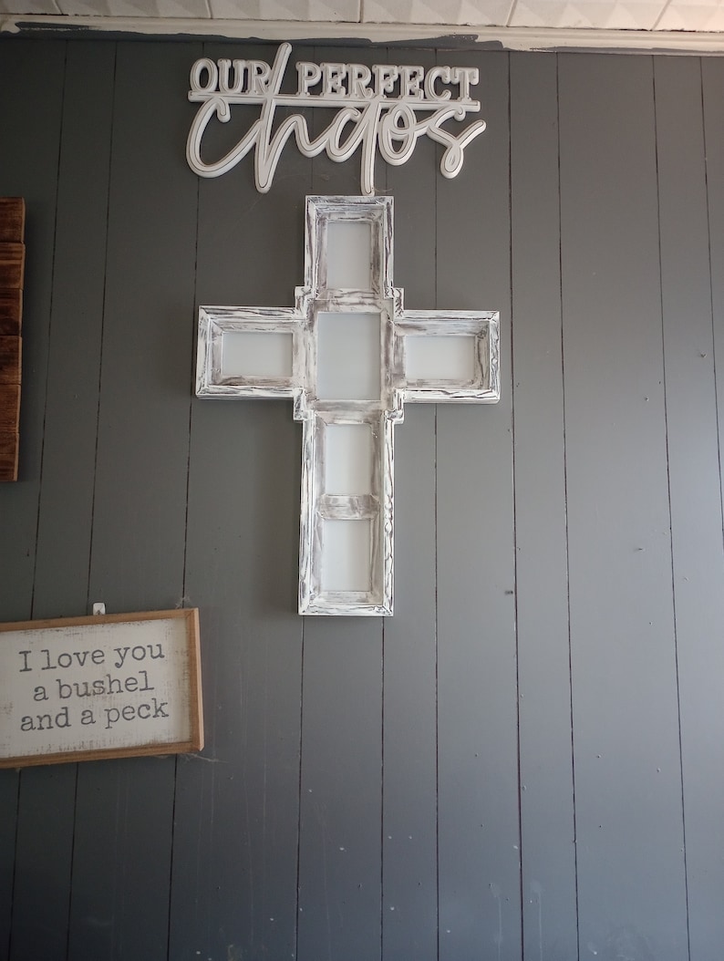 Cross Picture Frame - Etsy