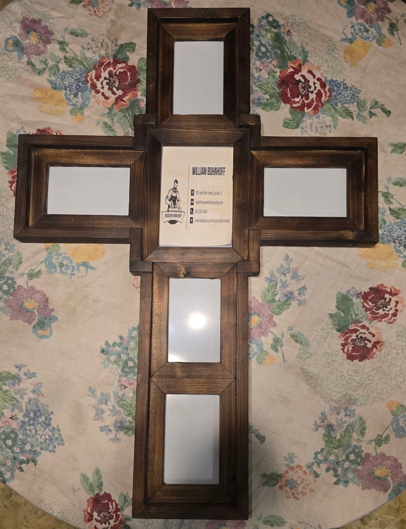 Cross Picture Frame - Etsy