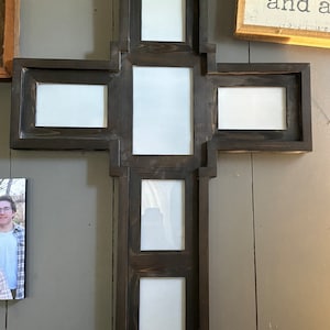 Cross Picture Frame - Etsy