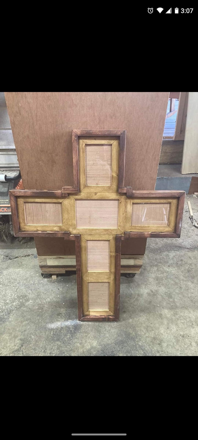 Cross Picture Frame - Etsy