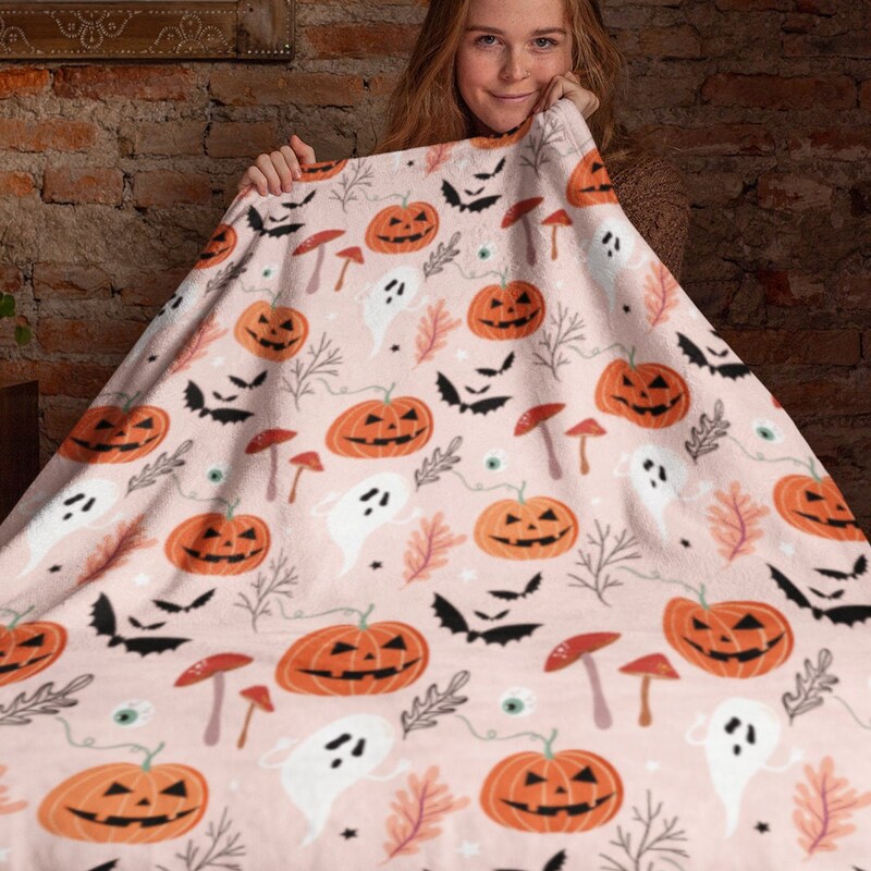 Halloween Throw - Etsy