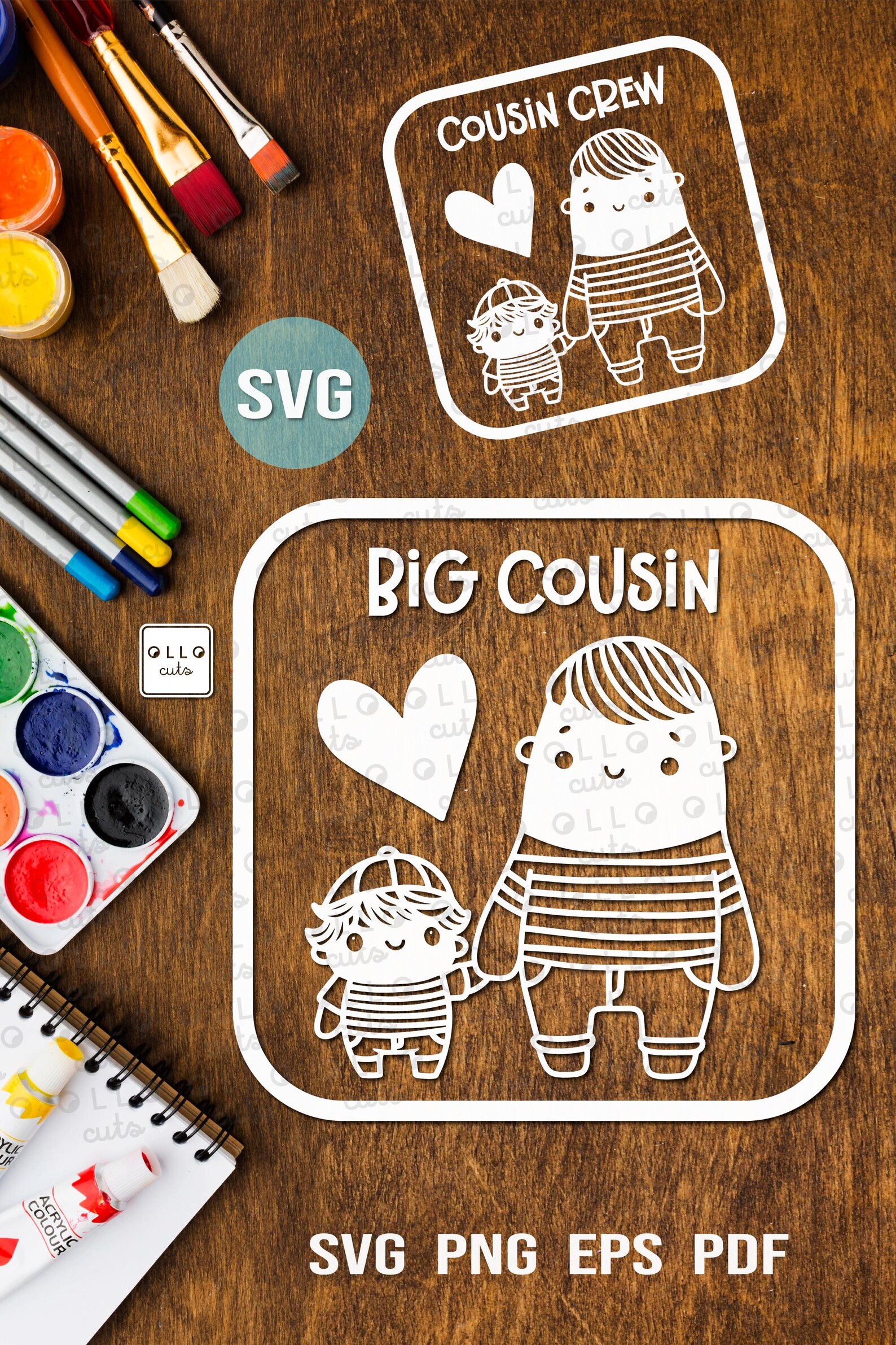 Big Cousin SVG | Cousin Crew Design | Boys Cousin Shirt SVG | Family ...