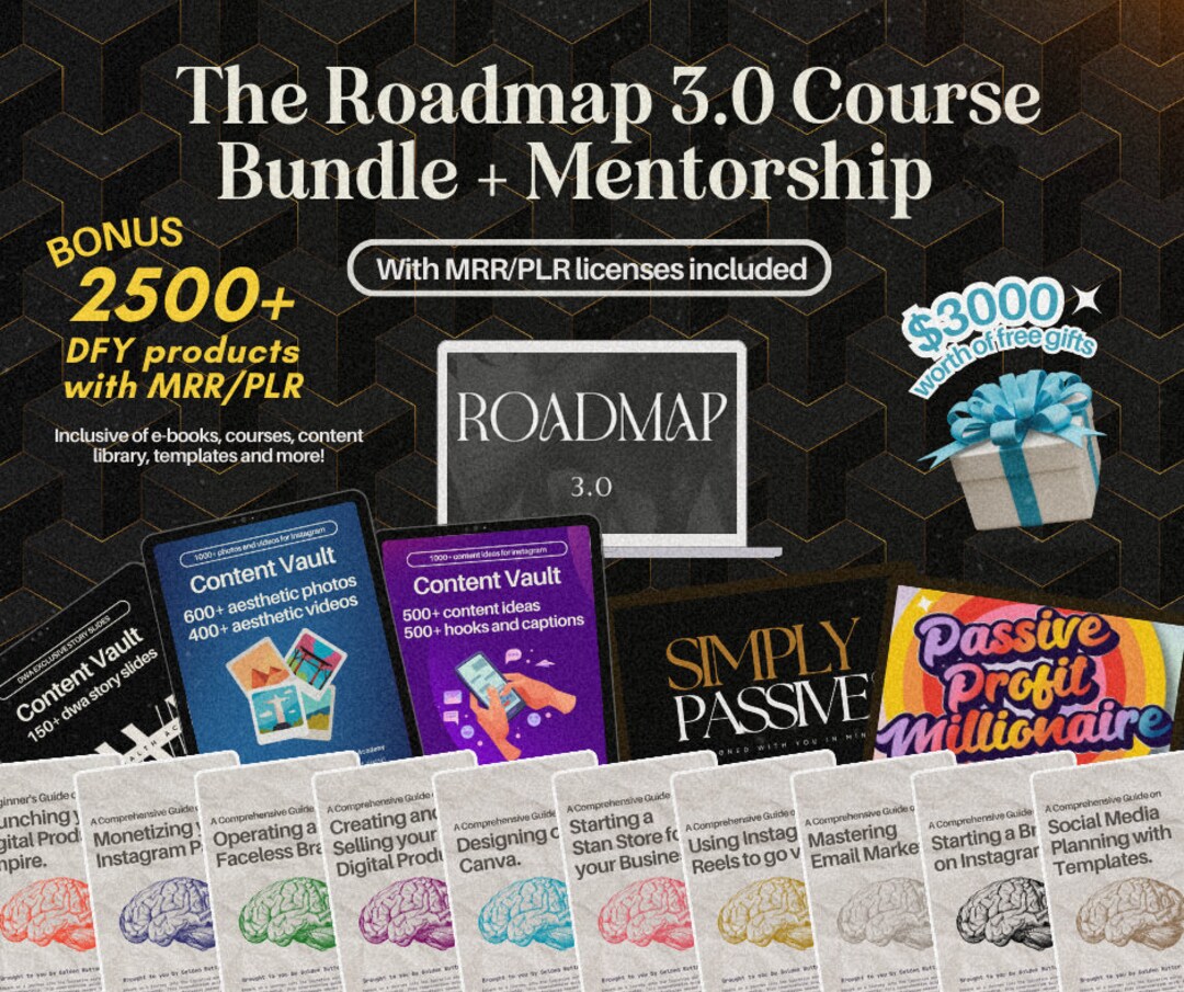 Roadmap to Riches 3.0 Master Resell Rights MRR Digital Marketing ...