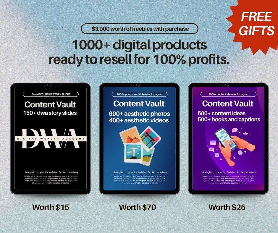 Digital Wealth Academy REMASTERED Course With 2500 MRR Products ...