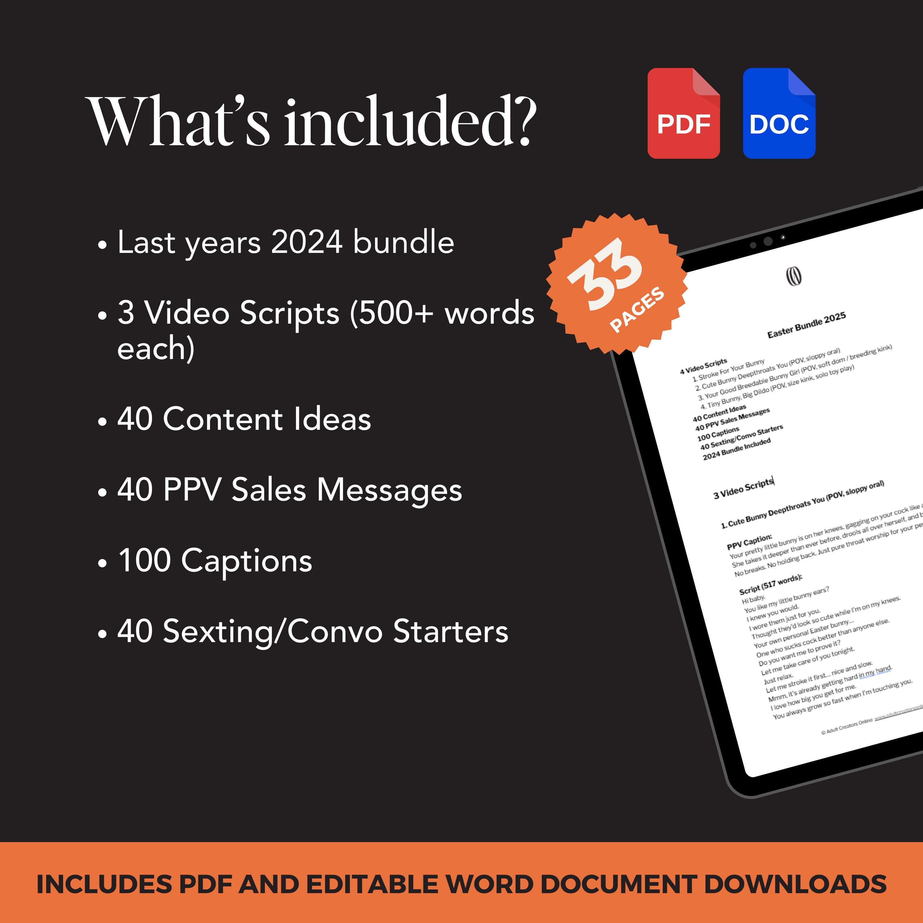 Onlyfans Easter 2025 Bundle - Adult Creators