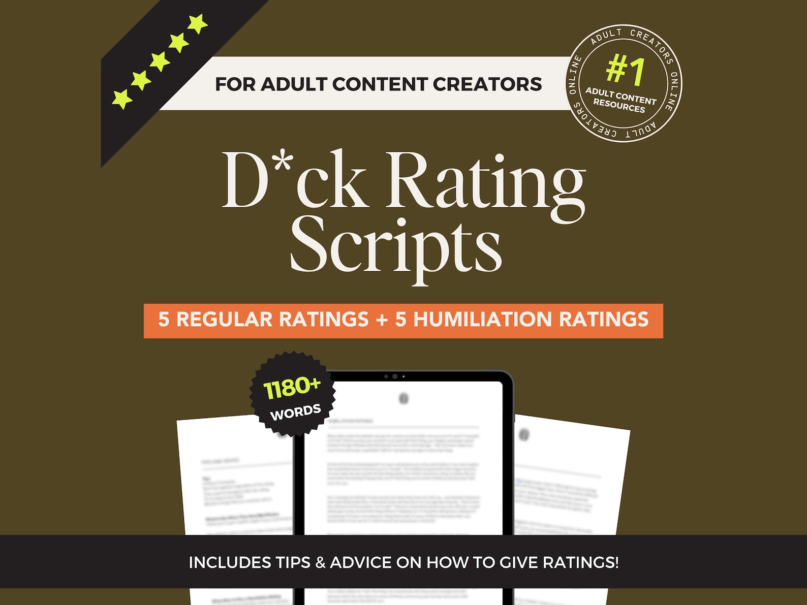 Dick Rating Scripts | Adult Content Scripts | Onlyfans Scripts | Twitch Camgirl Snapchat Fansly ...