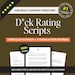Dick Rating Scripts | Adult Content Scripts | Onlyfans Scripts | Twitch Camgirl Snapchat Fansly ...