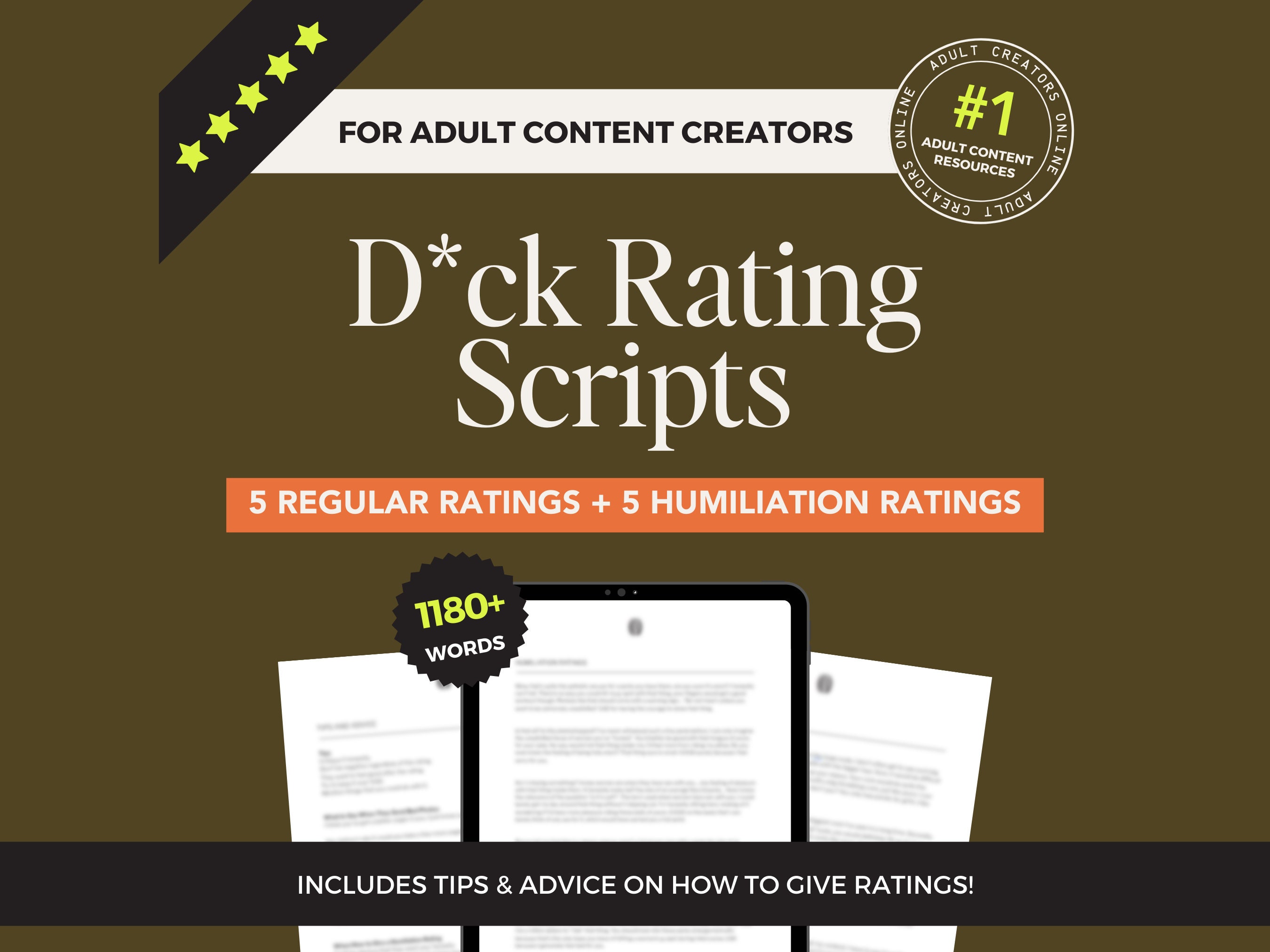 Dick Rating Scripts | Adult Content Scripts | Onlyfans Scripts | Twitch Camgirl Snapchat Fansly ...