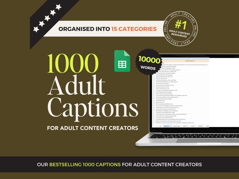 Onlyfans Onlyfans Captions 1000 For Sex Workers Adult Content Captions