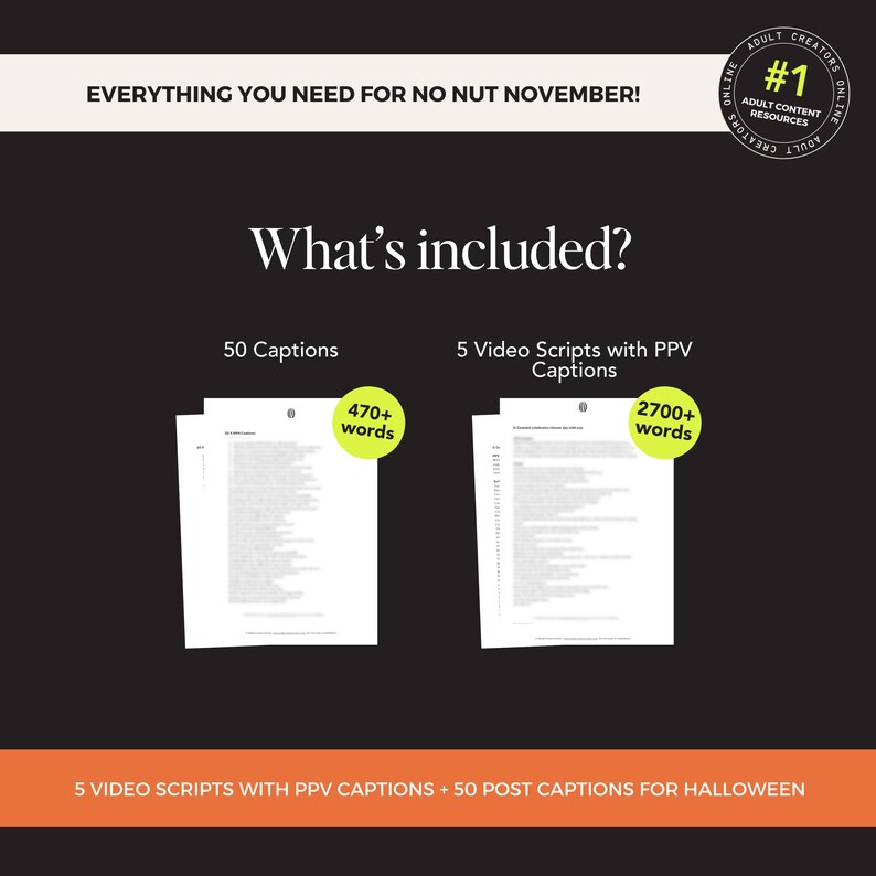 Onlyfans No Nut November Bundle Joi Script Bundle Onlyfans Holiday