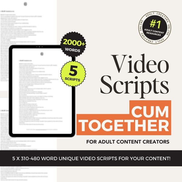 Cum Together Script Etsy