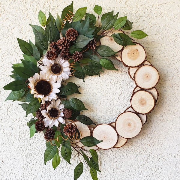 Rustic Farmhouse Wreath - Etsy