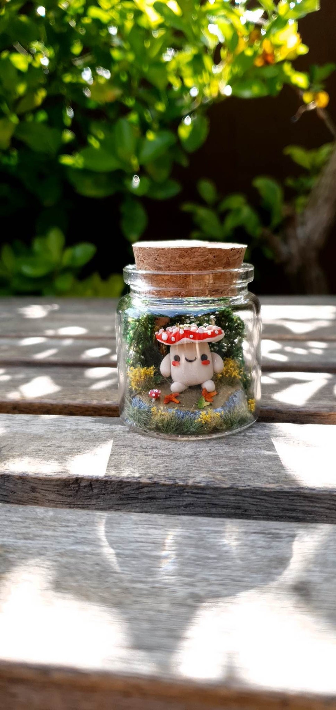 Glass Vial Mushroom Diorama Decor - Etsy