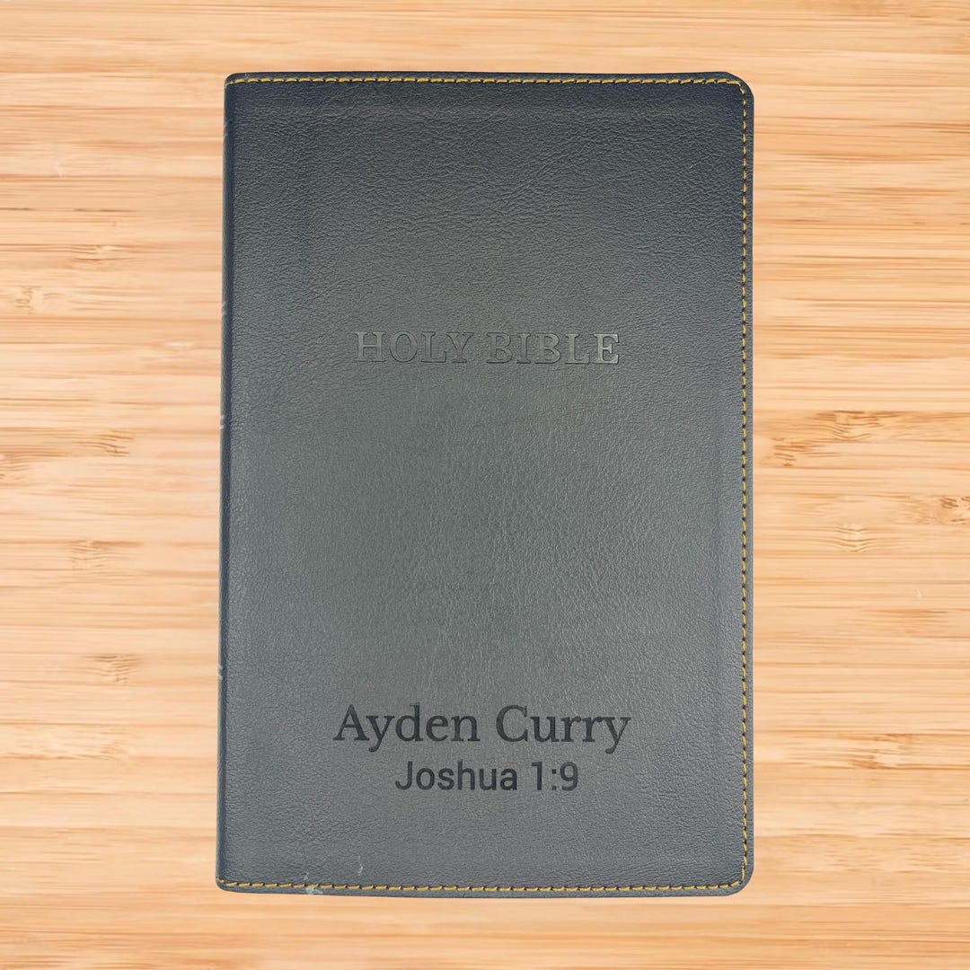 Personalized Bible KJV King James Version Bible Custom Bible Cover With ...