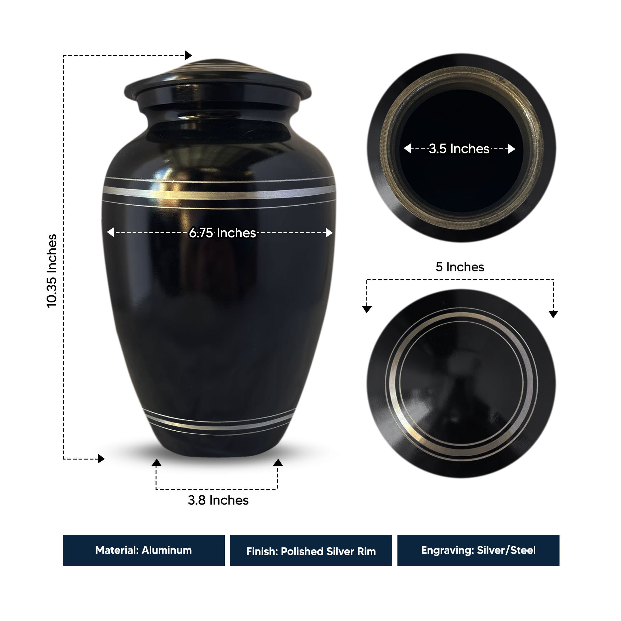 Personalized Cremation Urns for Human Ashes - Custom Urn With Funny ...