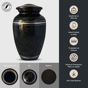 Personalized Urns for Human Ashes, Laser Engraved Aluminum Urn for ...