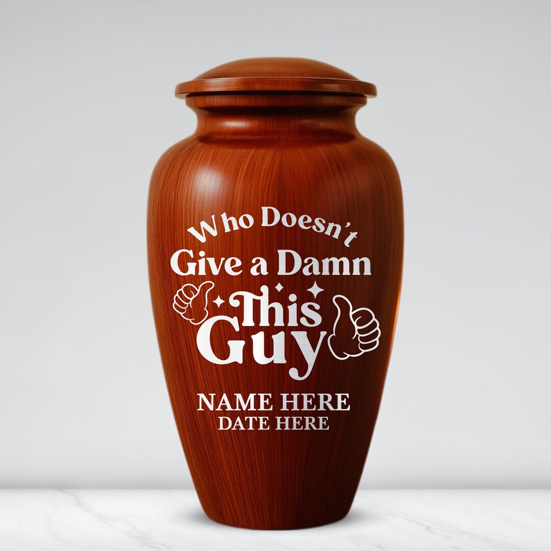 Dark Humor Quotes Design Custom Engraved Brown Painted Wood Finish ...
