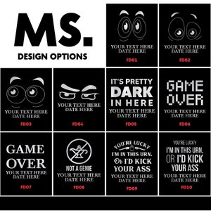 Personalized Urns for Human Ashes, Laser Engraved Brass Keepsake Urn ...