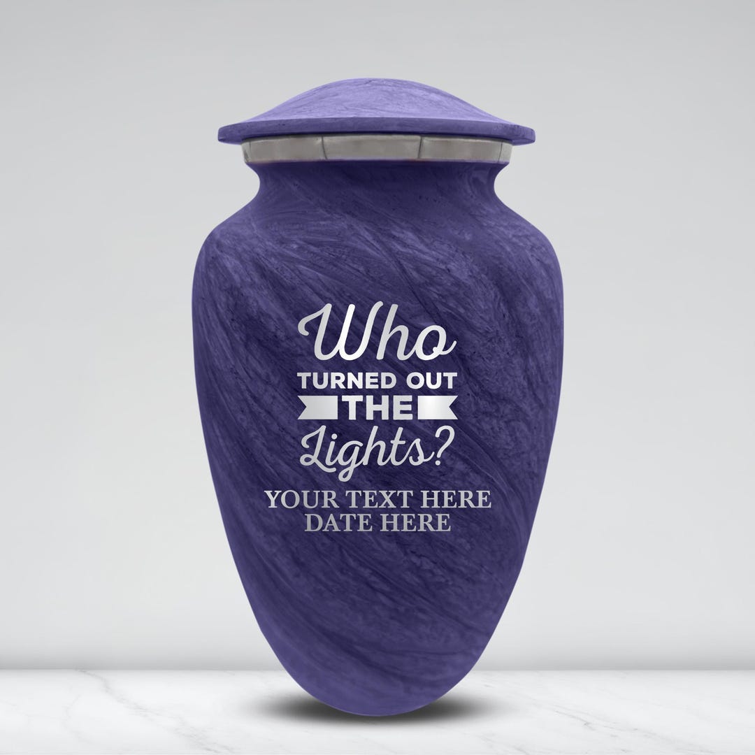 Personalized Funny Design Cremation Urn for Human Ashes, Soft Whisper ...