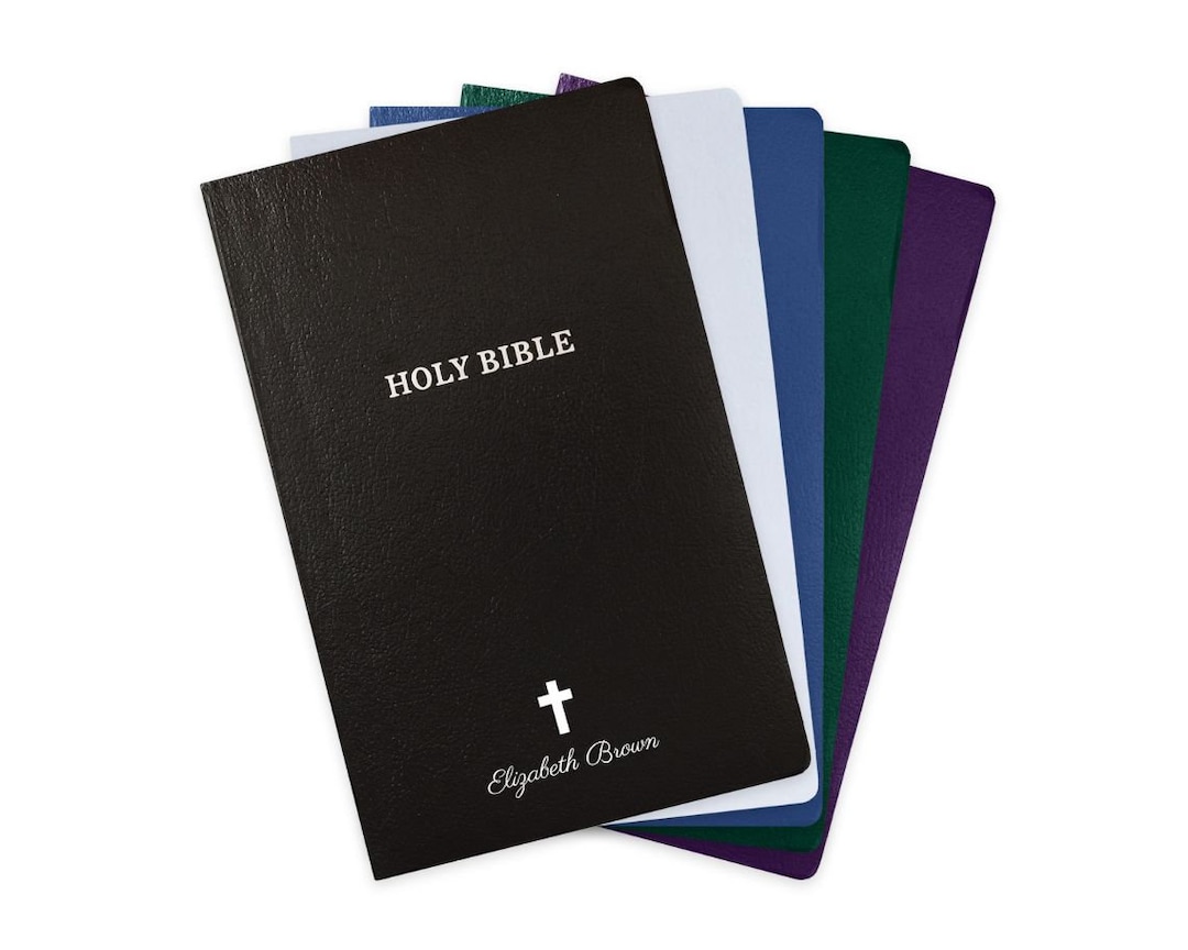 Personalized Bible King James Version KJV Custom Bible With Icon and 2 ...