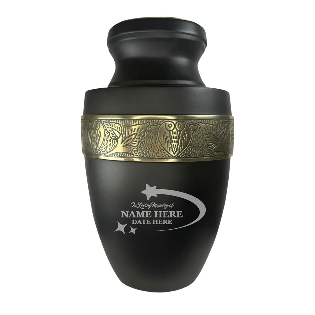 Personalized Adult Human Cremation Urn With Custom Engraved Name on ...