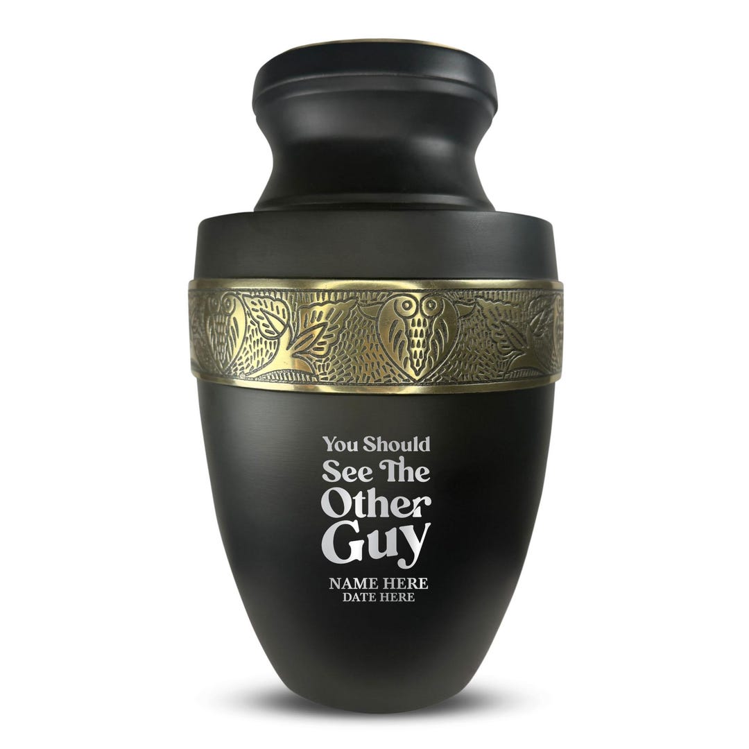 Personalized Adult Cremation Urn With Custom Engraved Name, Date and ...