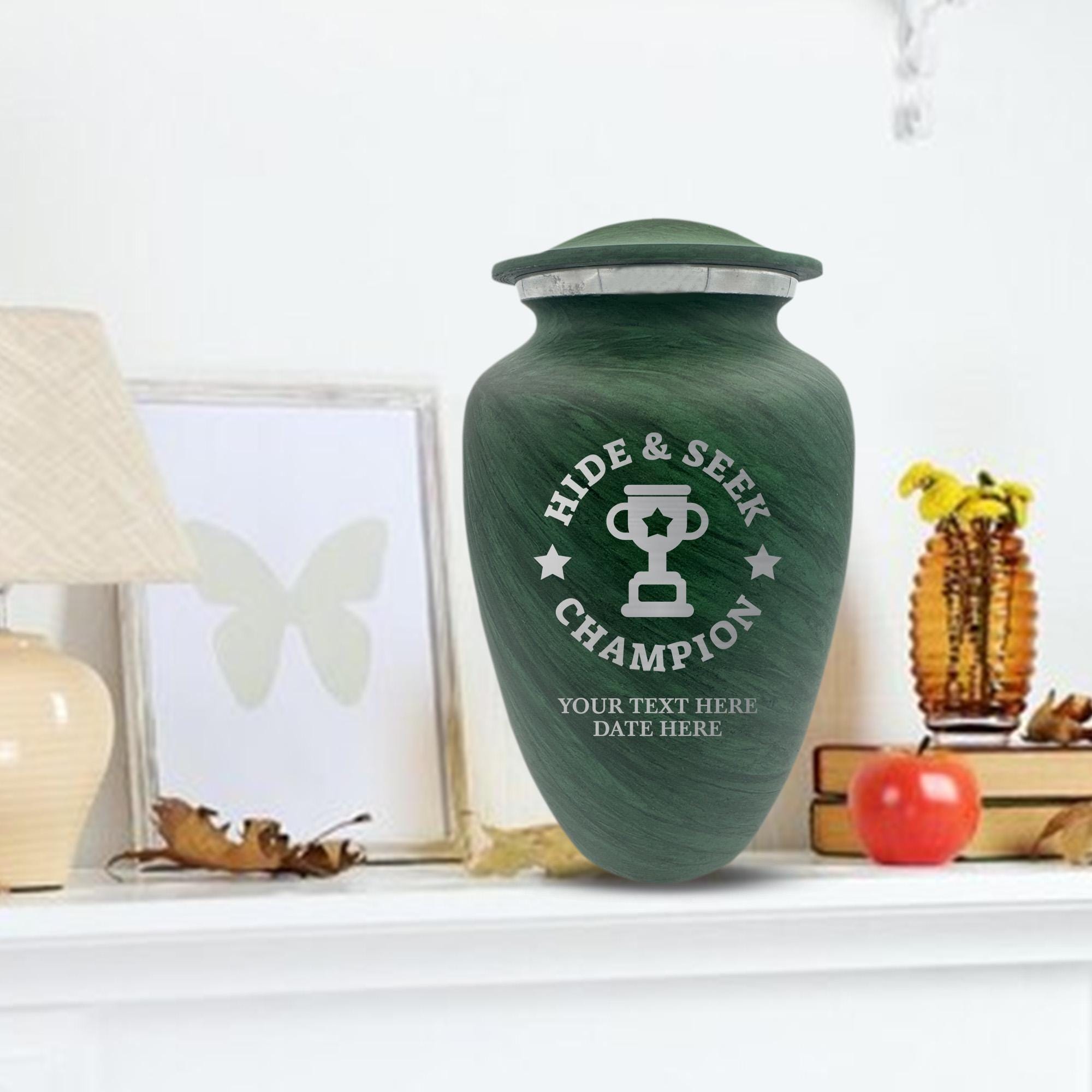 Personalized Funny Dark Humor Design Cremation Urn, Custom Laser ...