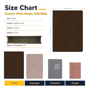 Personalized CSB Bible Christian Standard Bible Wide Margin Journaling ...
