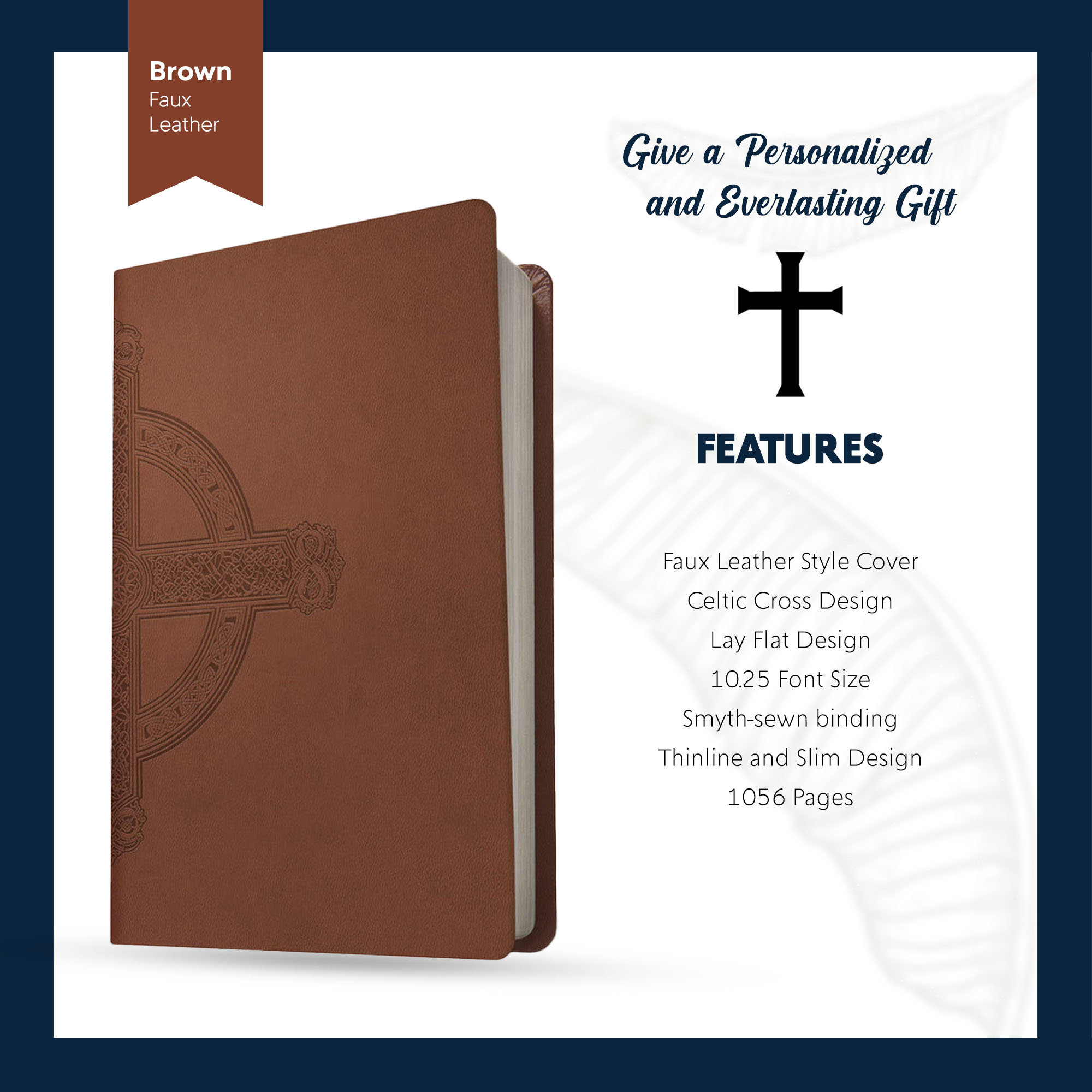 Personalized NLT Bible New Living Translation, Large Print Thinline ...