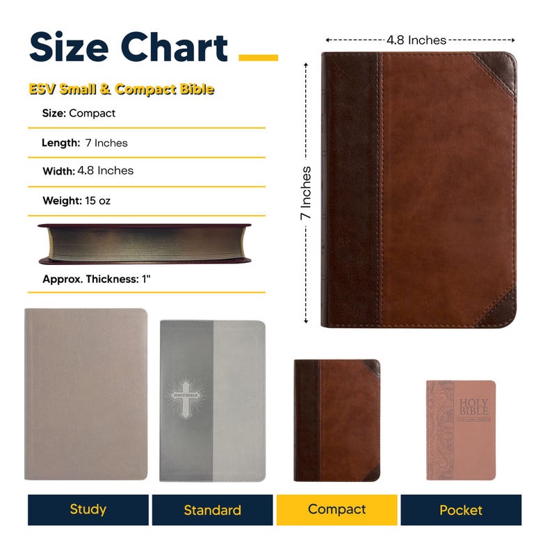 Personalized ESV Bible English Standard Version - Large Print Compact ...