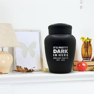 Personalized Urns for Human Ashes, Custom Funny Text Laser Engraved ...