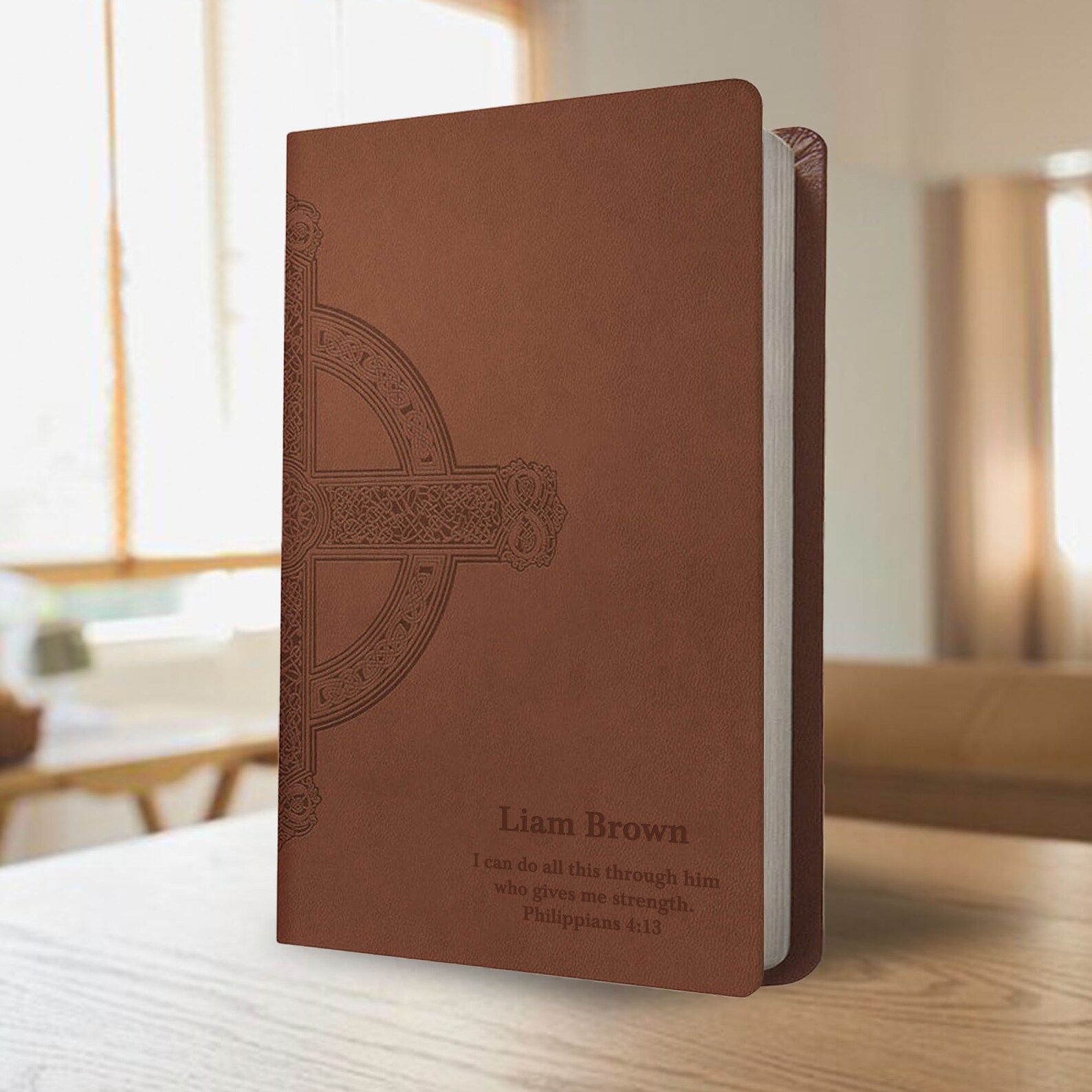 Personalized NLT Bible New Living Translation, Large Print Thinline ...