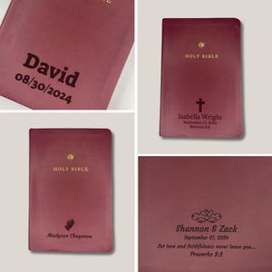 Personalized ESV Bible, English Standard Version With Custom Engraved ...