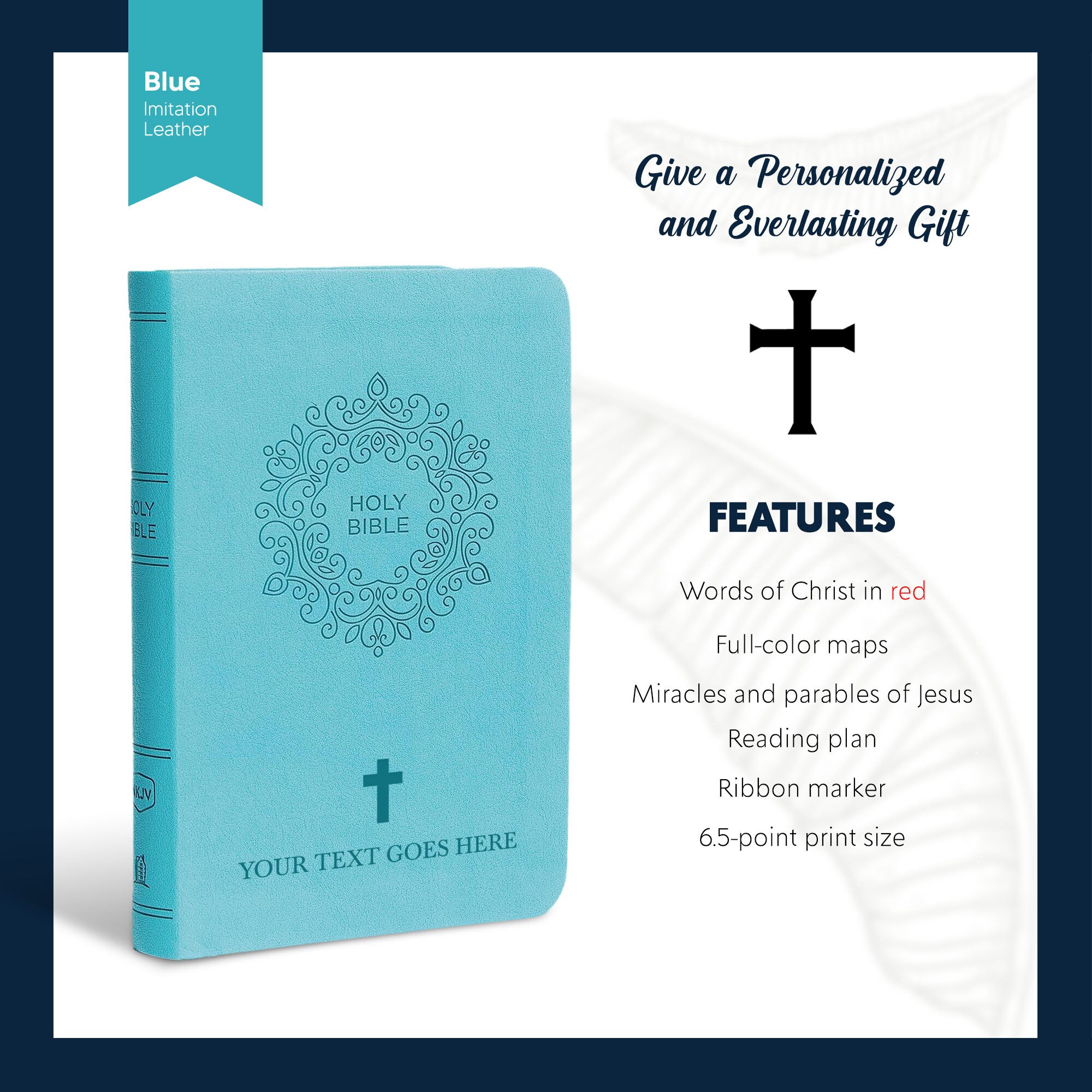 Personalized Bible New King James Version NKJV Custom Bible Cover With ...