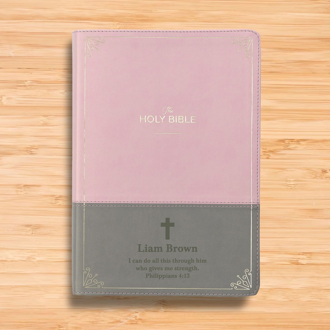 Personalized KJV Bible King James Version Extra Large Print Bible With ...