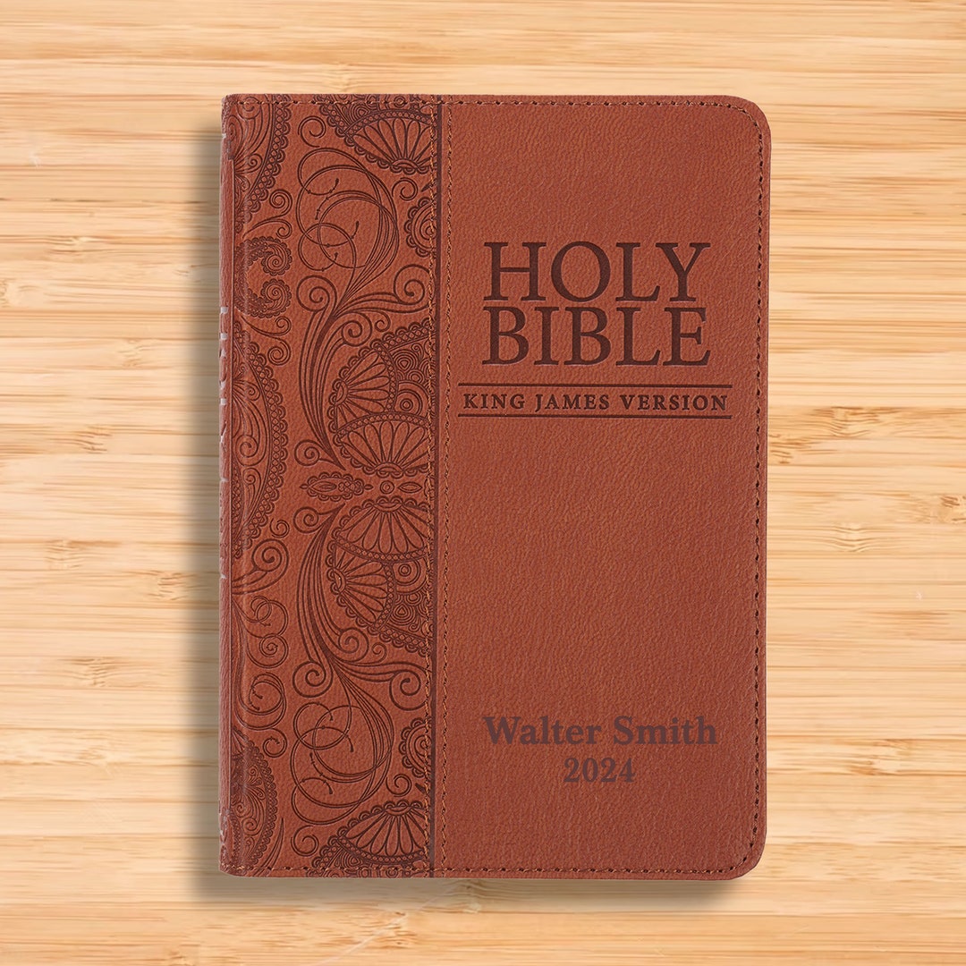 Personalized KJV Pocket Bible King James Version, Mini Pocket On-the-go ...