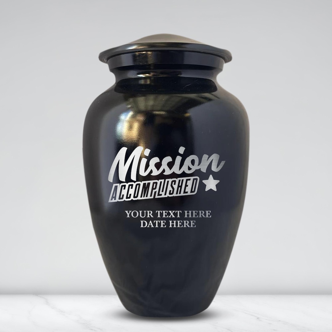 Mission Accomplished Game Over Designs Personalized Human Ashes Urns ...