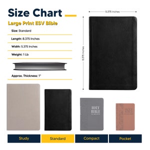 Personalized ESV Bible English Standard Version - Large Print Thinline ...