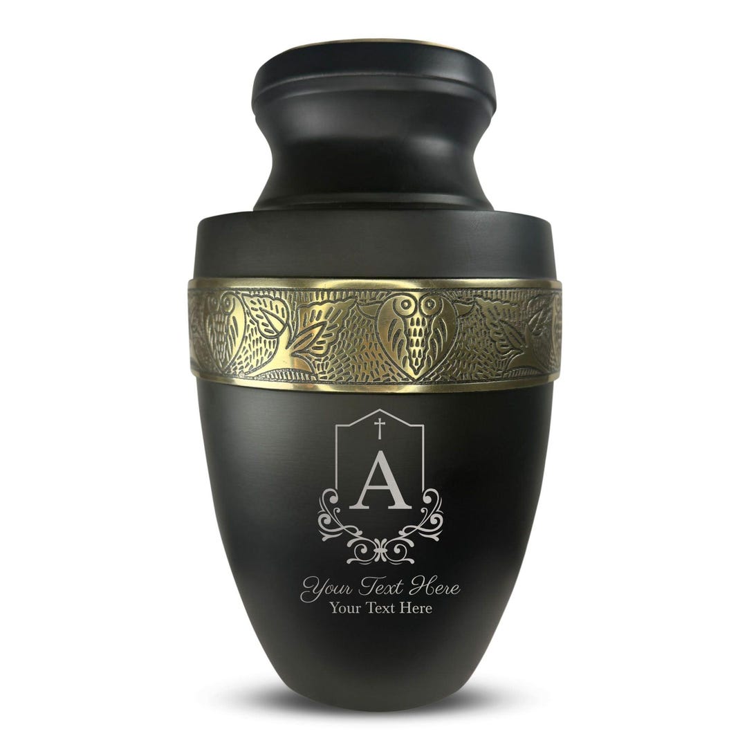 Personalized Adult Cremation Urn With Custom Engraved Name, Date and ...