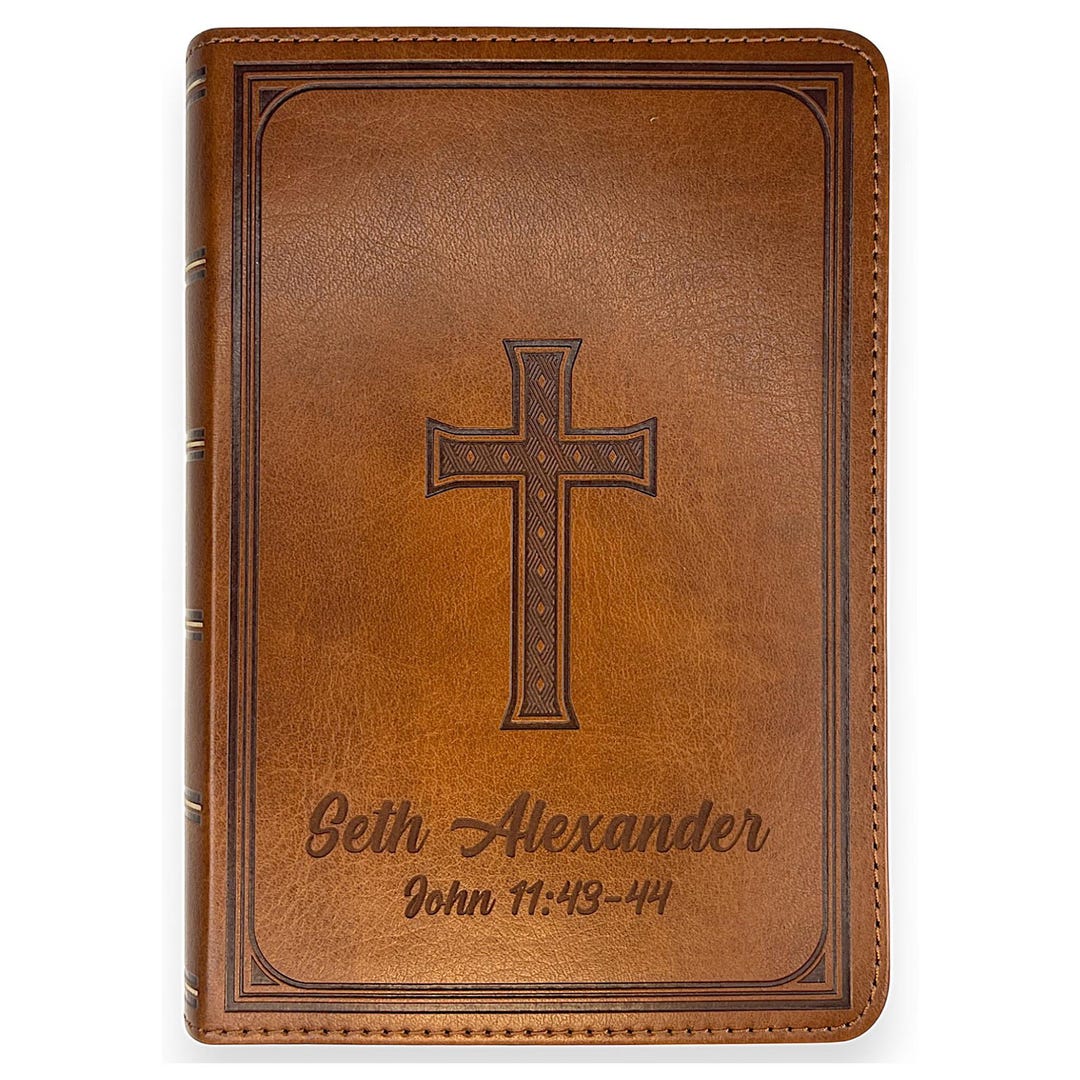 Personalized KJV Bible King James Version Vintage Compact Custom Bible ...