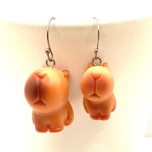 Capybara Earrings, Capybara Jewelry, Gift for Capybara Lover, Capybara ...