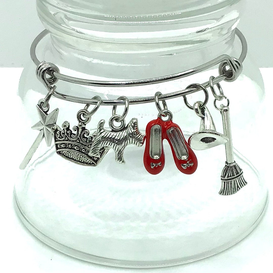 Wizard of Oz Charm Bracelet, Wizard of Oz Jewelry, Wizard of Oz Gift ...