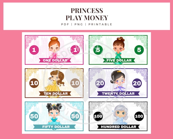 Fake Play Money Disney