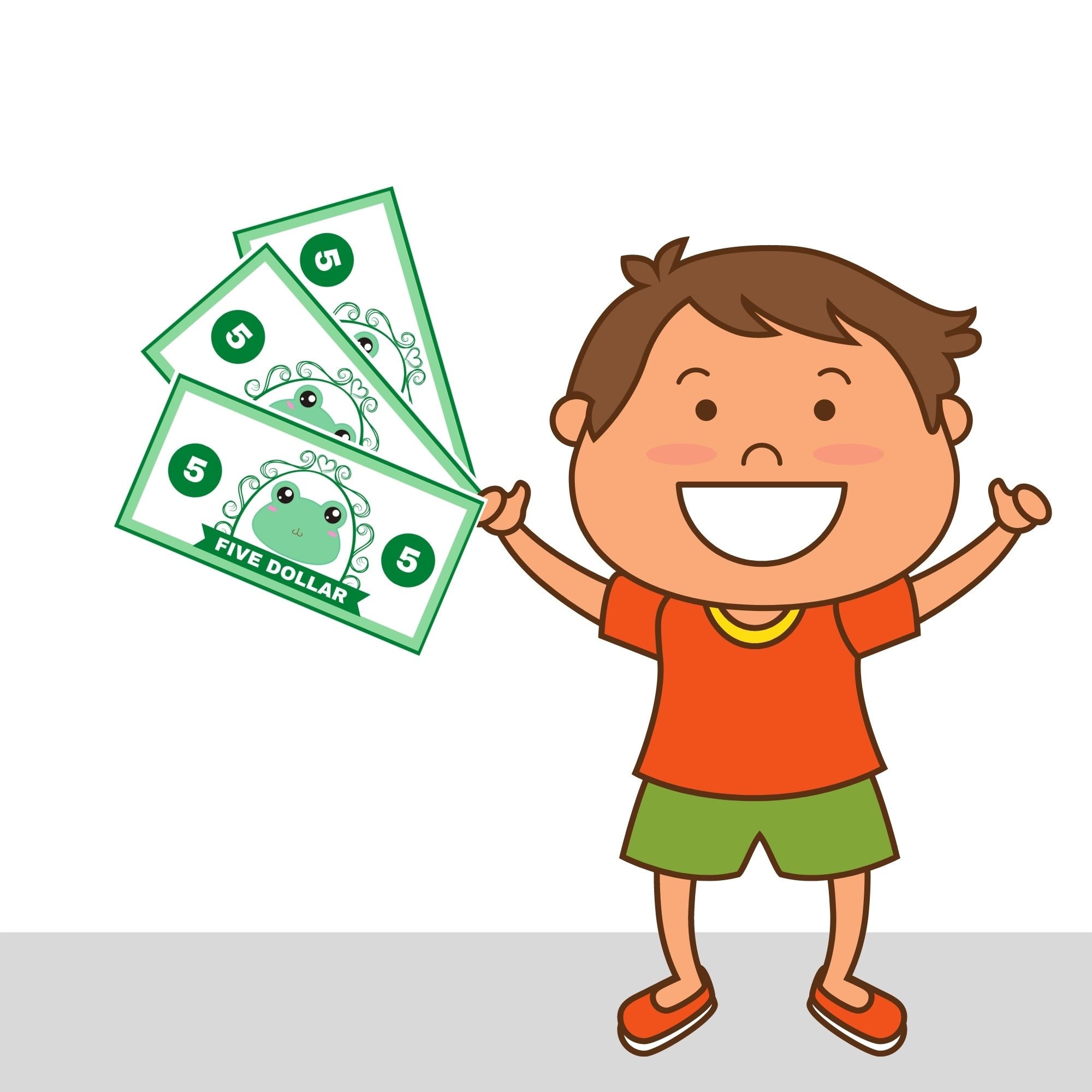 Pretend Money Kids Play Printable - Etsy