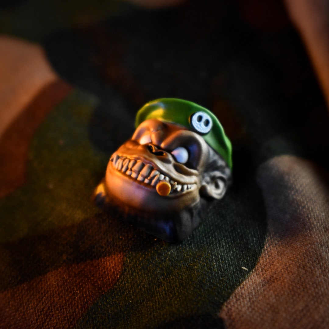 Handmade Resin Gorilla Commander Keycap - Cherry MX Switch - Etsy