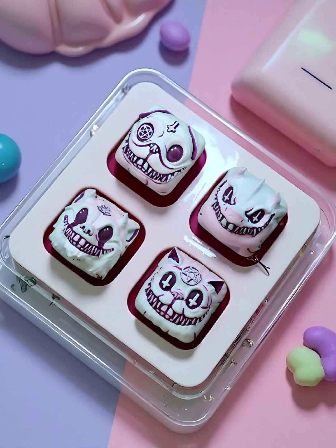 Mr Maw X GMK Gurokawa, Artisan Keycaps, Resina Keycaps - Etsy