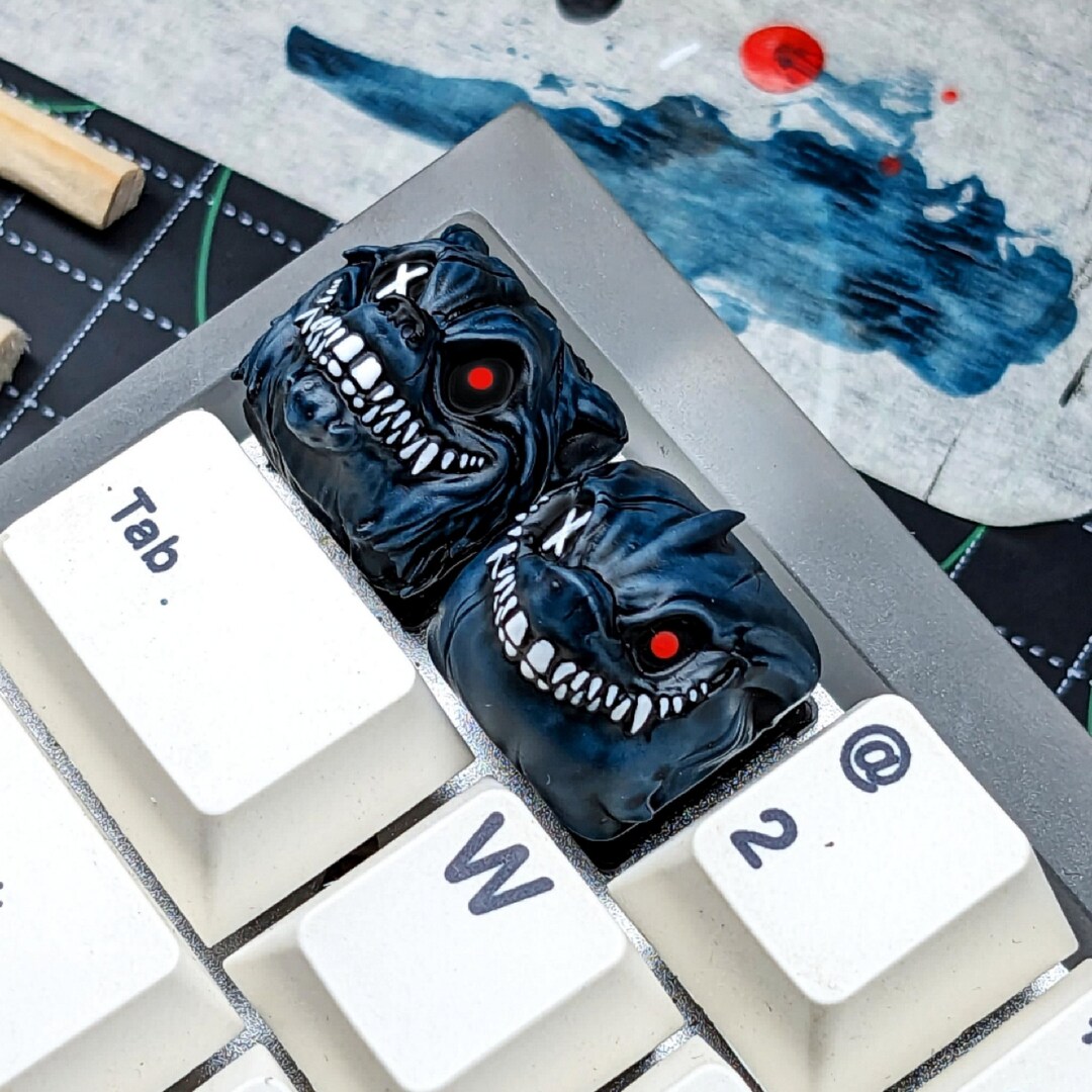 Mr Hunter and Mr Sharky "psycho Killer V2" Keycap for Mechanical ...