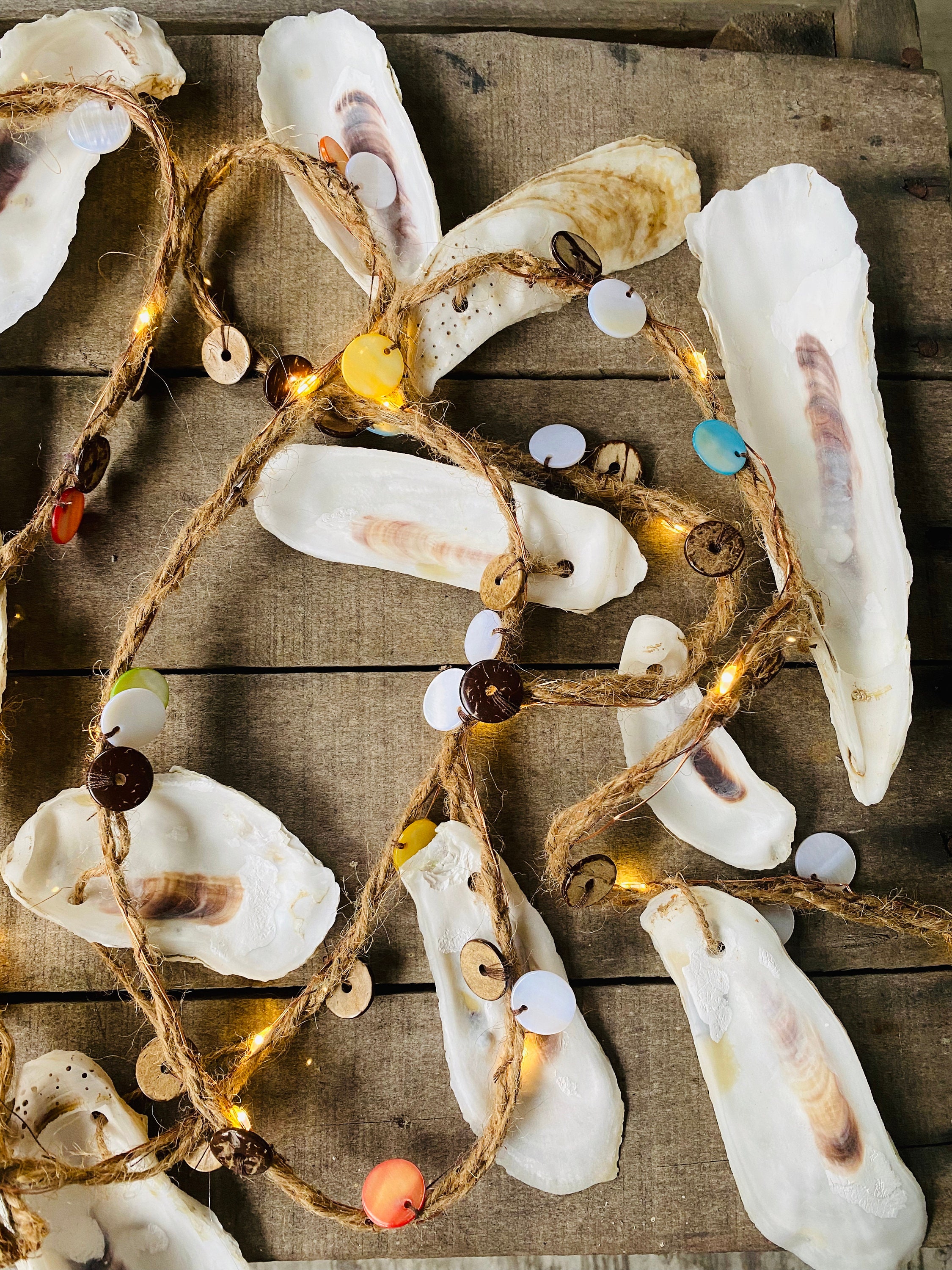 Oyster Shell Garland - Etsy